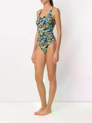 AMIR SLAMA Printed Swimsuit