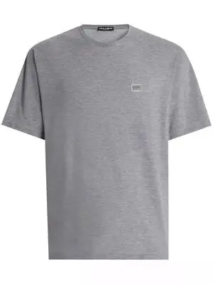 Dolce & Gabbana Logo-plaque Cotton T-shirt