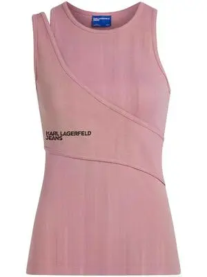Karl Lagerfeld Embroidered Camis Tanks For Women