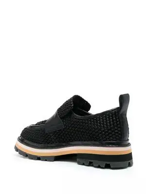 Ash Genial Textured Leather Loafers
