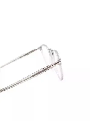 Persol Transparent Round-frame Glasses - Grey