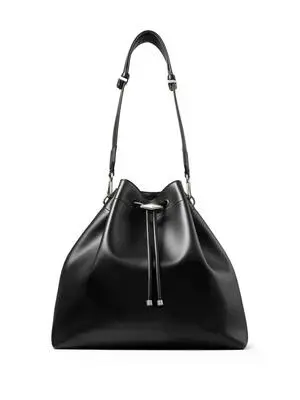 JIMMY CHOO Cinch Leather Bucket Bag