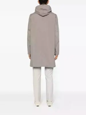 Herno Single-breasted Hooded Coat