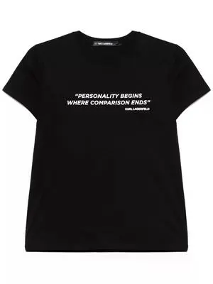 Karl Lagerfeld Quote T-shirt