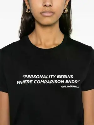 Karl Lagerfeld Quote T-shirt