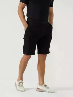 Brunello Cucinelli Terry Bermuda Shorts - Black