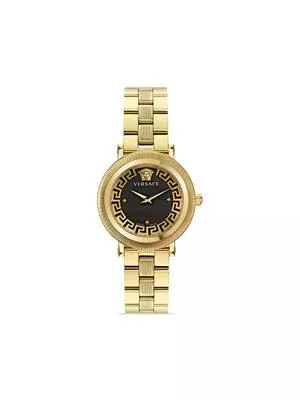 Versace Greca Flourish 35mm Timepiece - Black