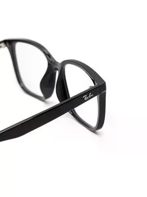 Ray-ban Square-frame Glasses - Black