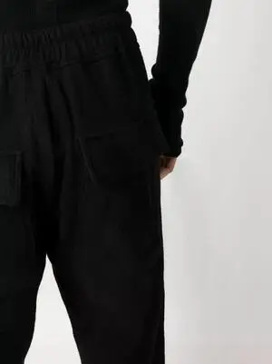 Rick Owens Straight-leg Wool Track Pants - Black