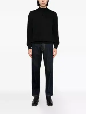 BOSS Half-zip Knitted Jumper