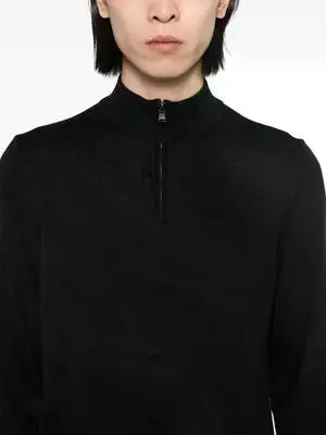 BOSS Half-zip Knitted Jumper