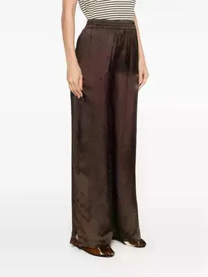 Aspesi Satin Trousers - Brown