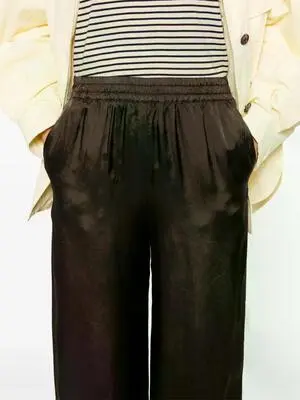 Aspesi Satin Trousers - Brown