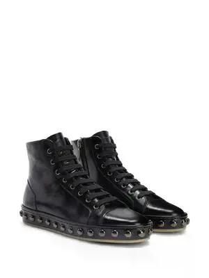 GIUSEPPE ZANOTTI Gz-city Leather High-top Sneakers