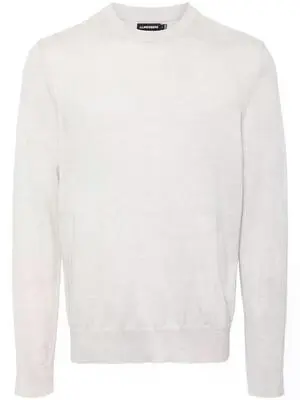 J. Lindeberg Keane Merino Wool Sweater - Neutrals