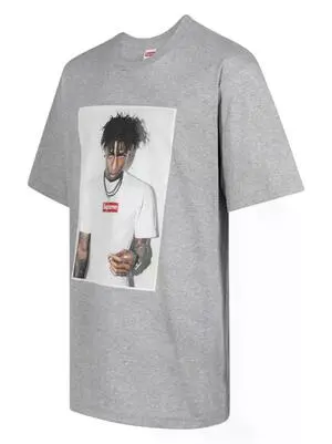 Supreme Nba Youngboy Fw23 Heather T-shirt - Grey