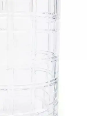 Ralph Lauren Medium Hudson Plaid Glass Vase