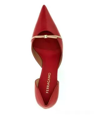 FERRAGAMO 40mm Gyoia Pumps - Red