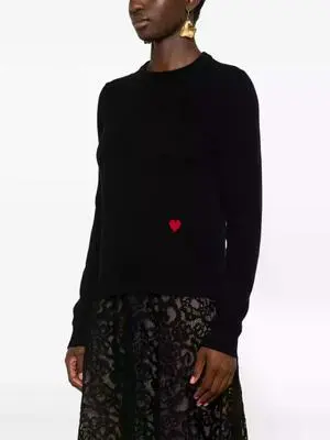 Moschino Heart-motif Virgin Wool-cashmere Sweater