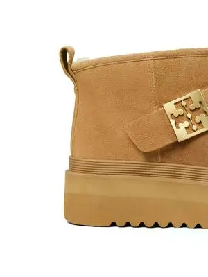 Tory Burch Mellow Platform Boots - Neutrals