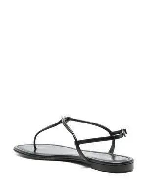 GIUSEPPE ZANOTTI Anyelle Flat Sandals - Black