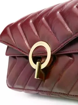 Sandro Yza Quilted Leather Shoulder Bag