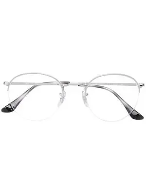 Ray-ban Round Metal Glasses - Silver