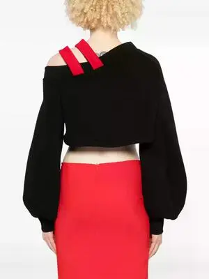 IOANA CIOLACU Off-shoulder Top - Black