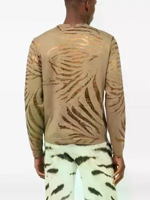 Roberto Cavalli Zebra-print Sweatshirt