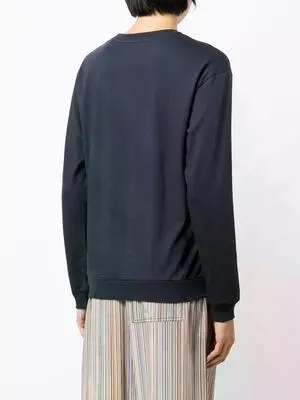 Paul Smith Zebra-motif Organic-cotton Sweater