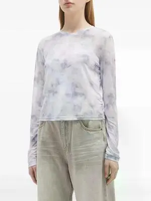 TOUT A COUP Tie-dye Print T-shirt