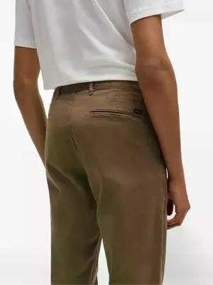 BOSS Logo-patch Chino Trousers