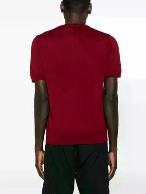 Play Comme Des Garcon Heart-patch Wool Jumper