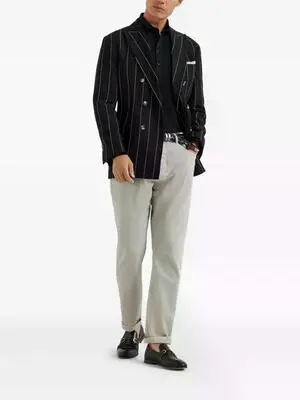 Brunello Cucinelli Dyed Straight Leg Jeans - Neutrals