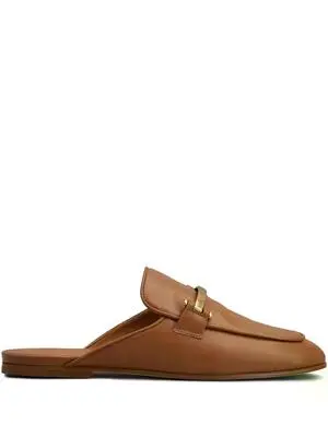 TOD'S Logo-plaque Mules