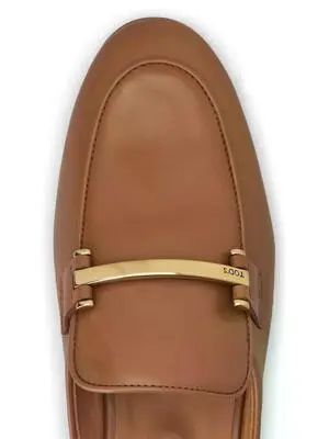 TOD'S Logo-plaque Mules