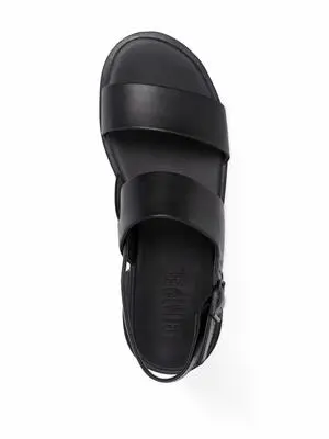 Camper Edy Slingback Leather Sandals - Black