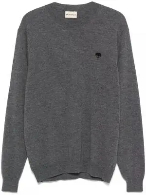 MORDECAI Intarsia-knit Logo Sweater