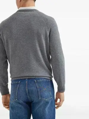Brunello Cucinelli Crew-neck Cashmere Sweater
