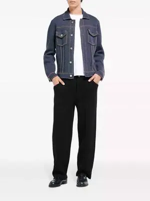 BARRIE Knitted Denim Jacket