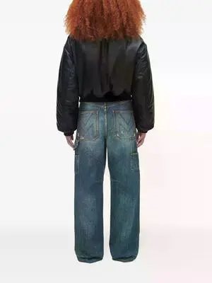 Marc Jacobs Leather Bomber Jacket
