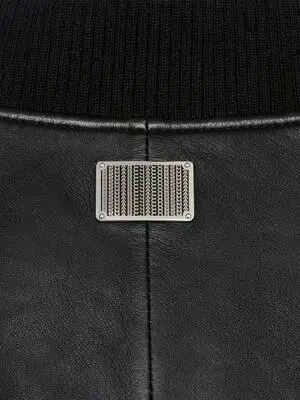 Marc Jacobs Leather Bomber Jacket