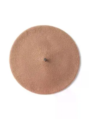 Brunello Cucinelli Wool Beret - Brown