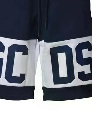 Gcds Logo-print Shorts - Blue