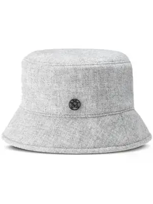 MAISON MICHEL Axel Bucket Hat - Grey