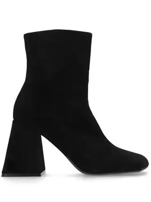 VIC MATIE Square Toe Zip Fastening Block Heel Boots