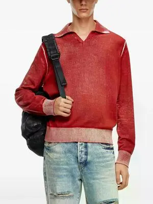 DIESEL® Faded Effect Fine-rib Jumper
