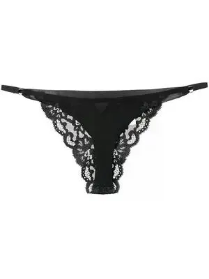 FLEUR DU MAL Charlotte Seamless String Cheeky - Black