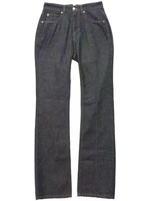FLEUR DU MAL Flared Denim Jeans