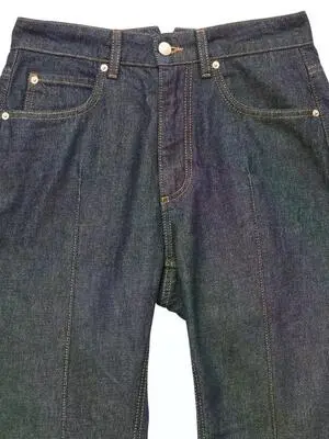 FLEUR DU MAL Flared Denim Jeans